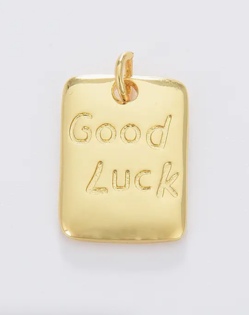 Good Luck Tag Charm