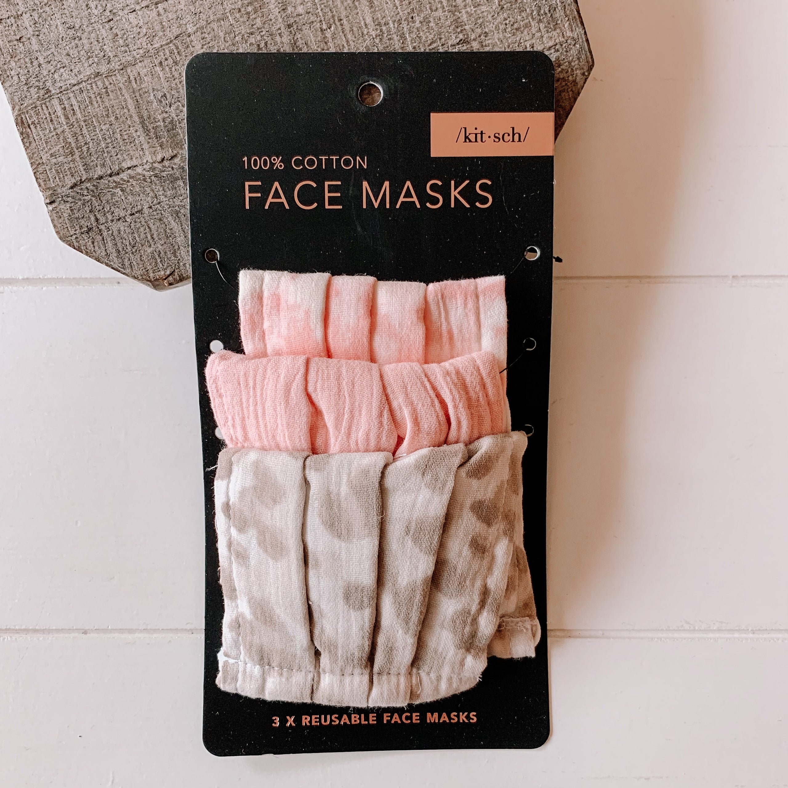 SALE Kitsch 3pc Face Masks